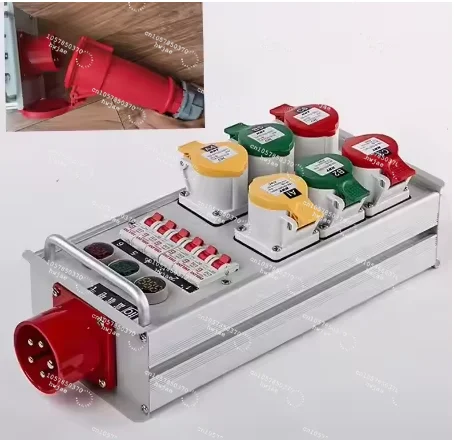 6-way small electrical box, 16A socket box, Fuge portable large screen ...