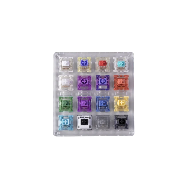 Akko x MonsGeek Acrylic 16-key Switch Tester Linear/Tactile/Clicky ...