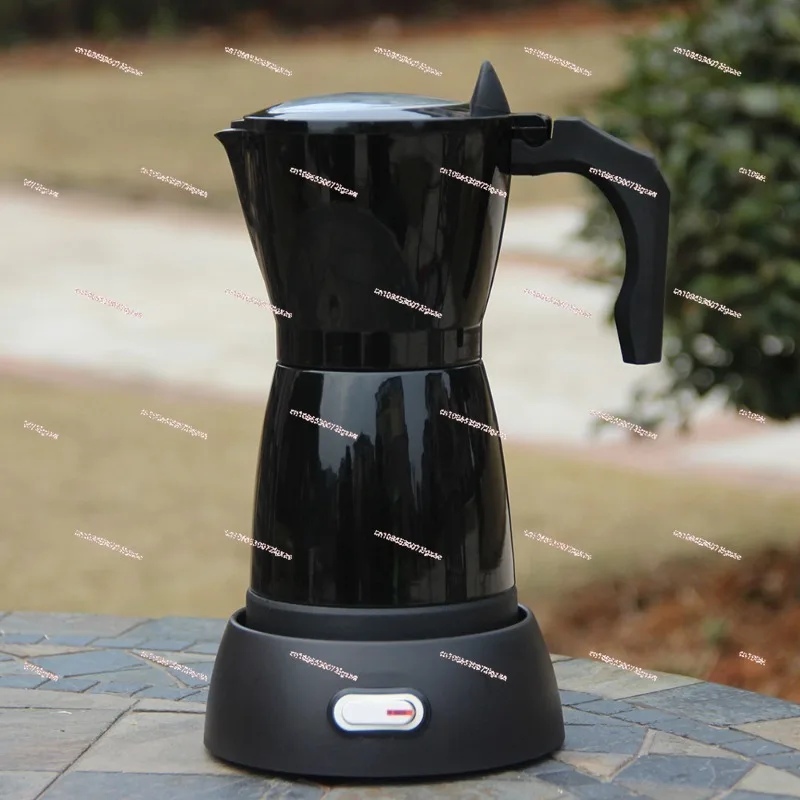 Visual Electric Aluminum Plug-in Coffee Pot Visual Italian Portable ...