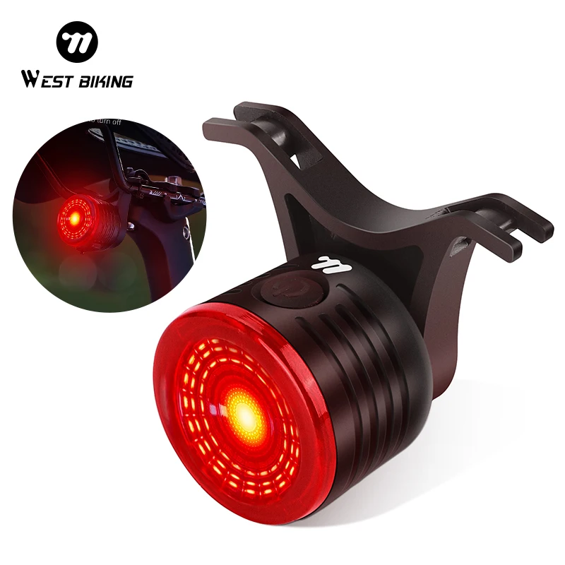 WEST-BIKING-Bike-Rear-Light-Smart-Brake-Sensing-Light-Bicycle-Tail ...
