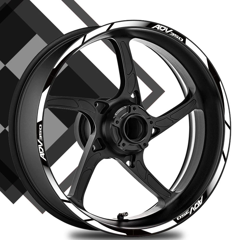 Motorcycle Reflective Wheel Rim Stripe Sticker - Adv350 Reflective ...