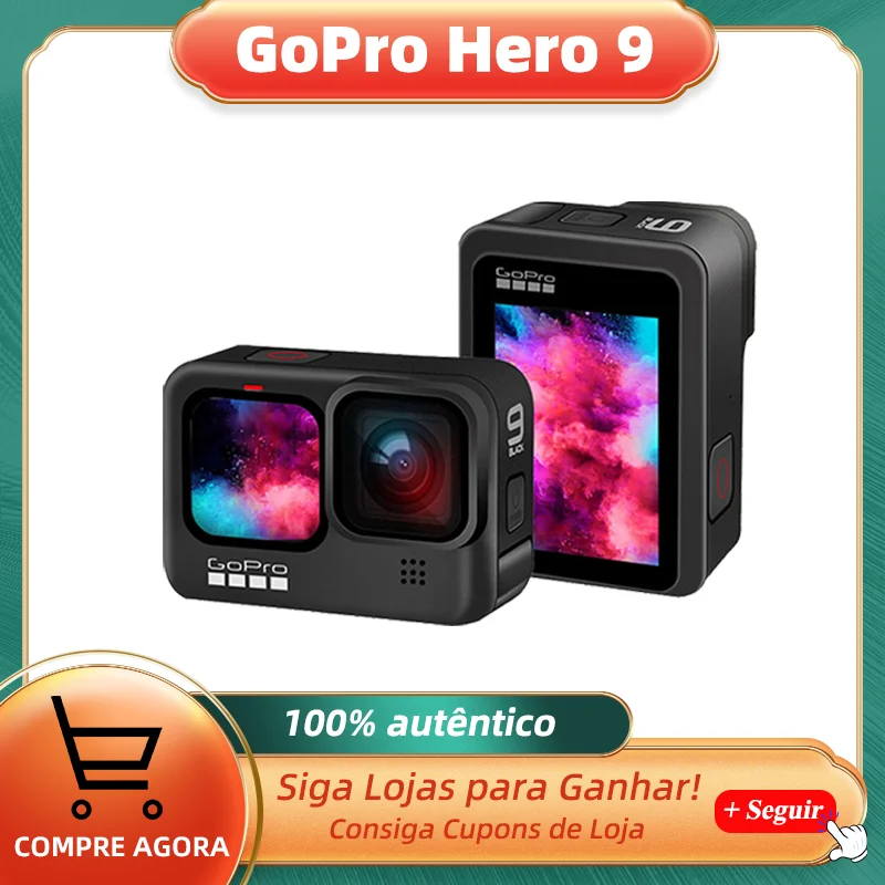 GoPro HERO 9 Black HERO9 Action Camera 5K Videos 20MP Photos Waterproof Sport Cameras Color ...