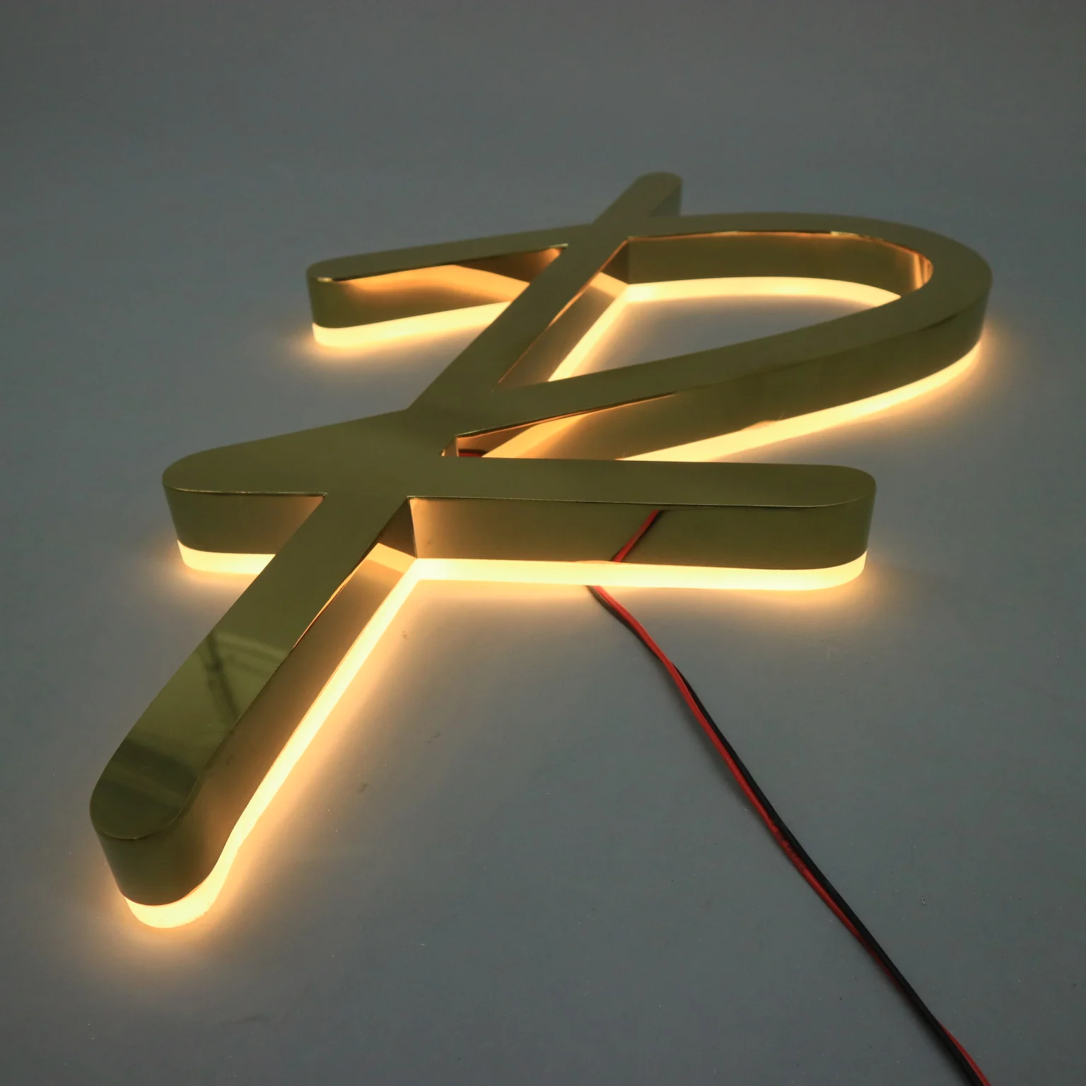 Backlit Outdoor Cross