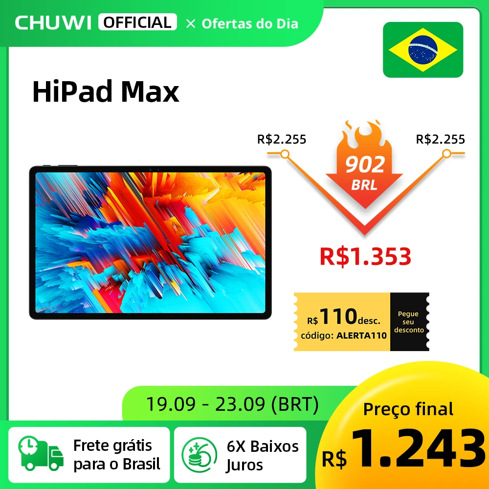 2022 Chuwi Hipad Max 10.36 Polegadas Fullview Display Snapdragon 680 ...