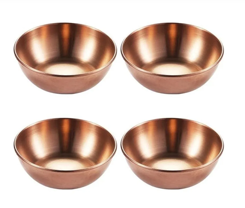 4-Pack-Stainless-Steel-Sauce-Plate-Golden-Sauce-Plate-Appetizer-Tray ...