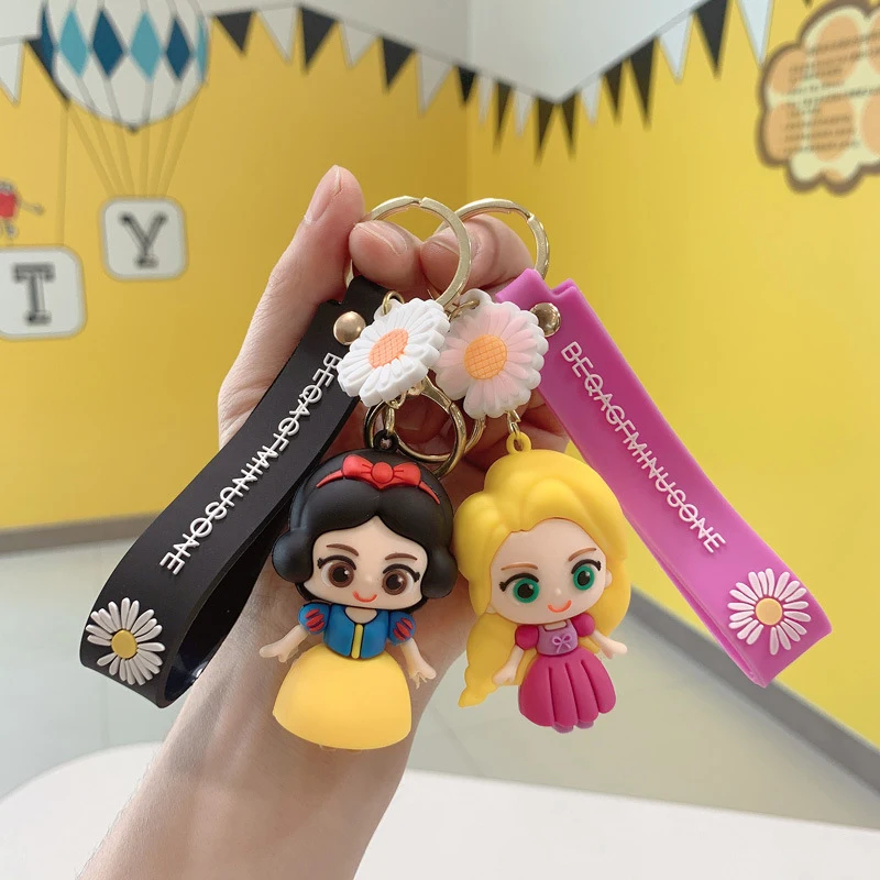 Disney-Princess-Series-Keychains-Women-Cartoon-Anime-Cute-Snow-White ...