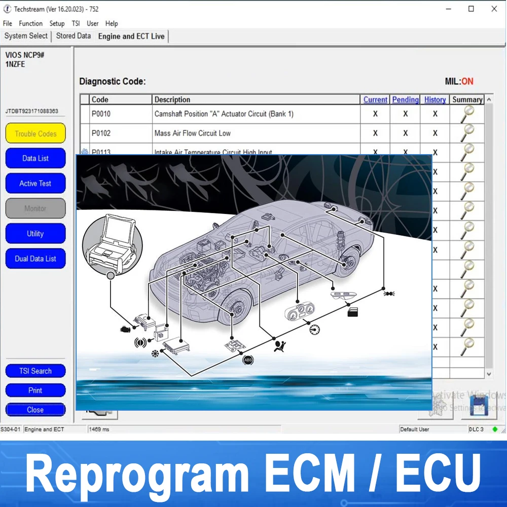 Techstream-V17-00-020-Car-diagnostic-software-For-MINI-VCI-For-OTC ...