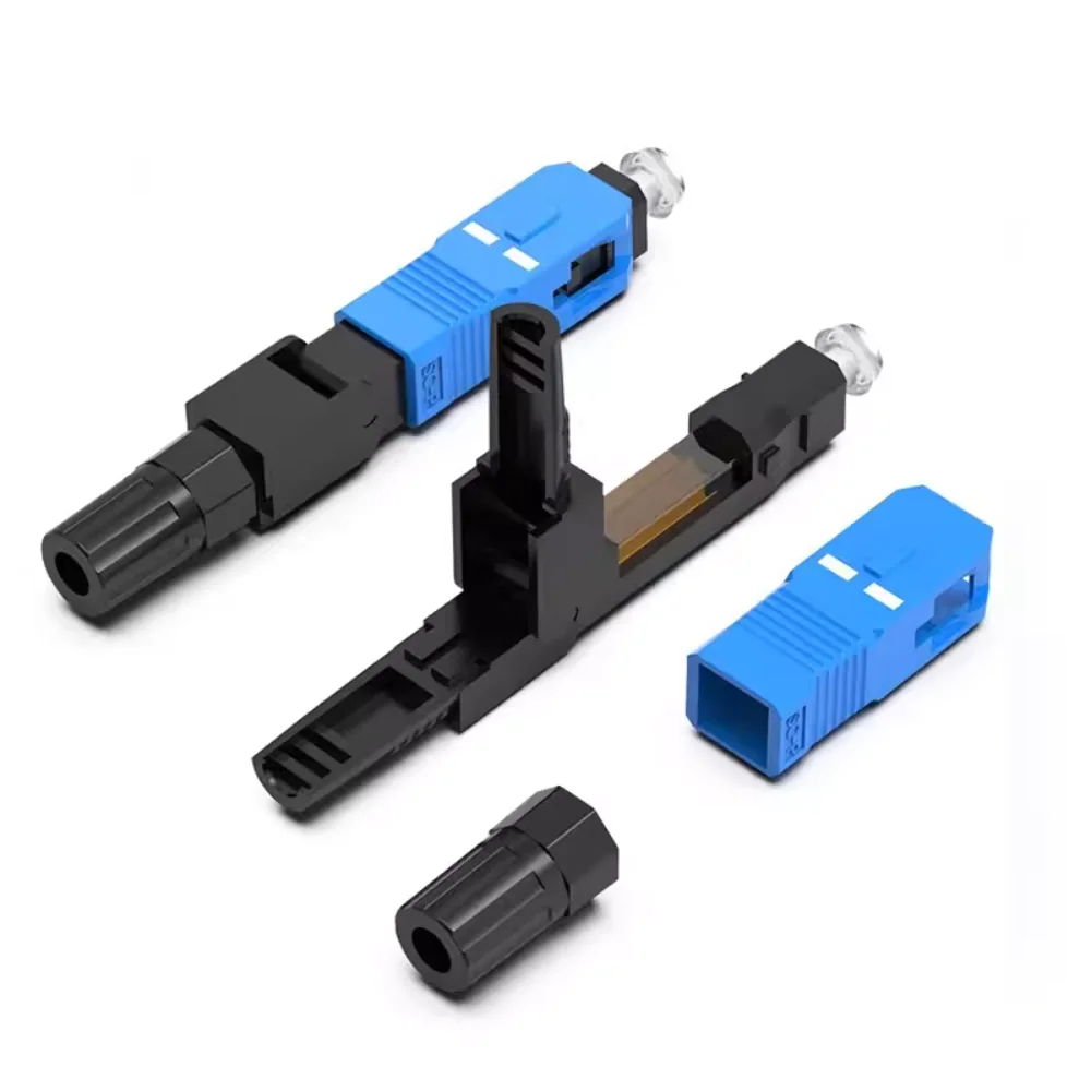 100PCS-FTTH-Fiber-Fast-Connector-SC-UPC-SC-UPC-quick-Connector-Fiber ...