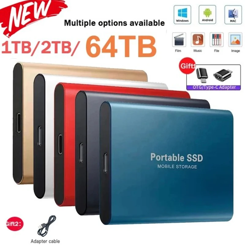 2024-New-External-Hard-Drive-1TB-Storage-Drive-Mini-Solid-state-SSD ...