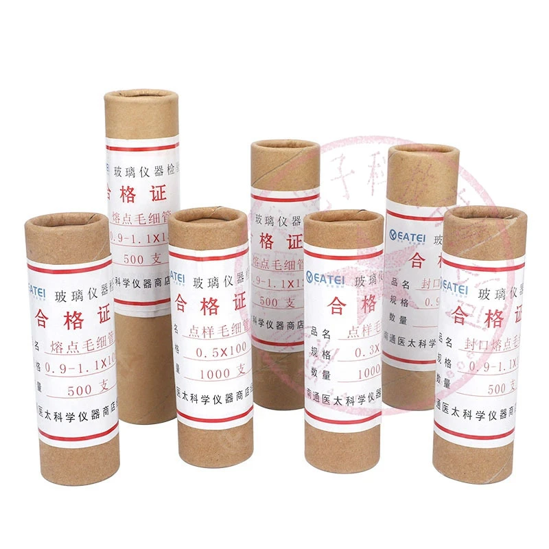 1000pcs/box DIA0.1mm to 0.5mm Glass Melting Point Capillary Tube ...