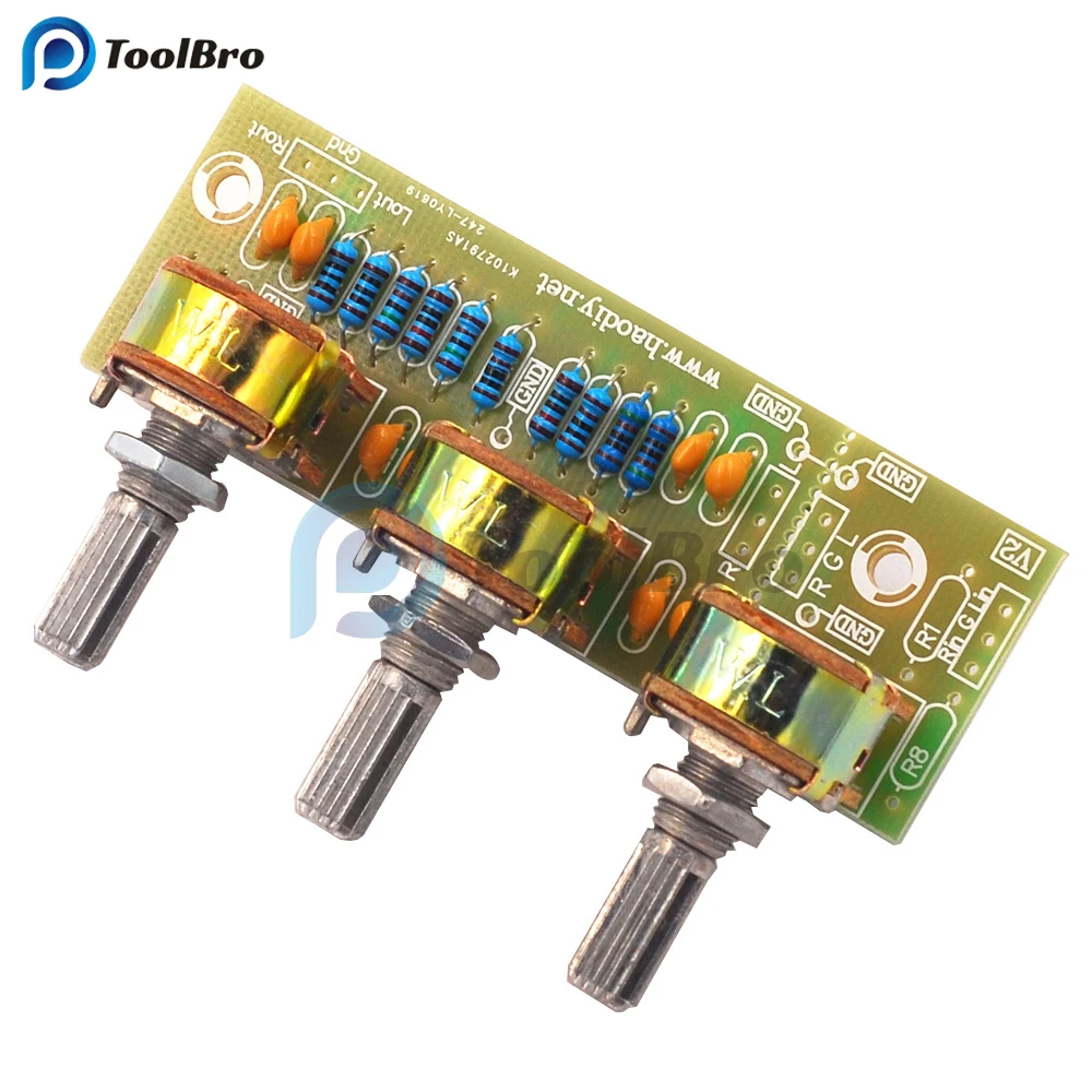DIY-Kit-Passive-Front-Stage-Board-for-Power-Amplifier-Front-Panel-Tone ...