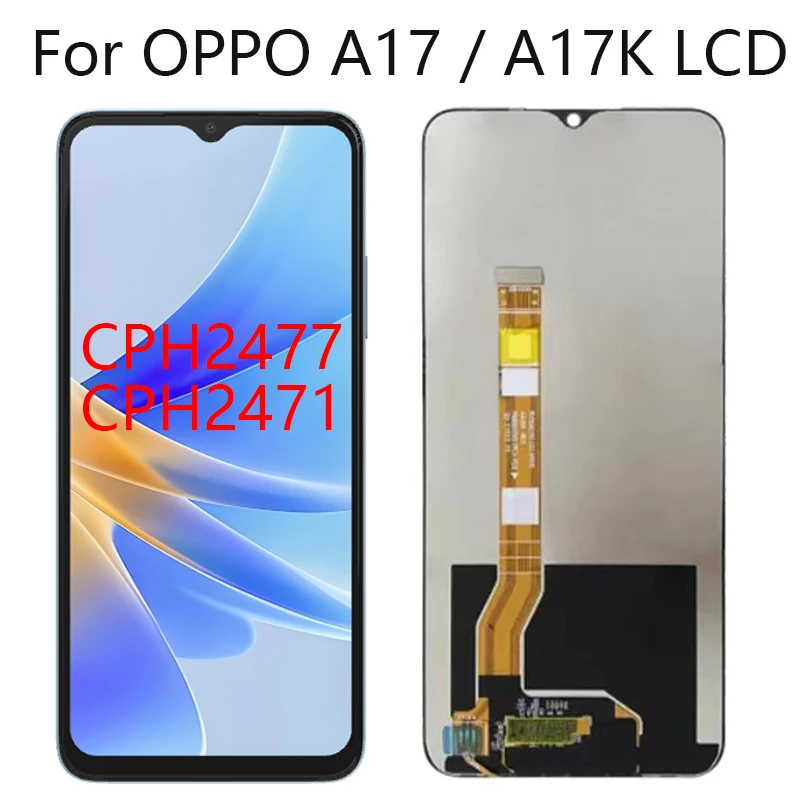 6.56'' For Oppo A17K CPH2471 LCD Display Screen Touch Panel Digitizer ...