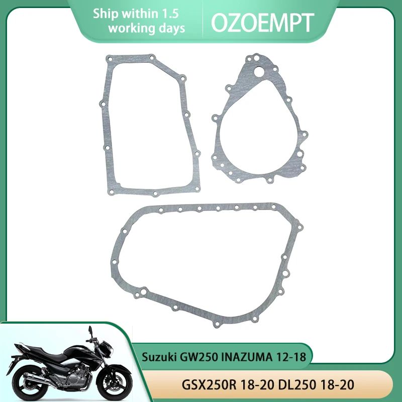 OZOEMPT-Engine-Cylinder-Crankcase-Repair-Gasket-Apply-to-Suzuki-GW250-INAZUMA-12-18-GSX250R-18 ...