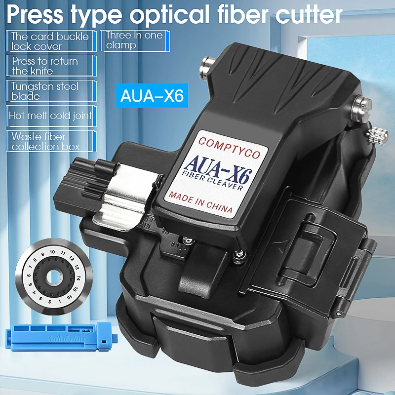 COMPTYCO-AUA-X6-FTTH-Optical-Fiber-Cleaver-Machine-Alta-precis-o-para ...
