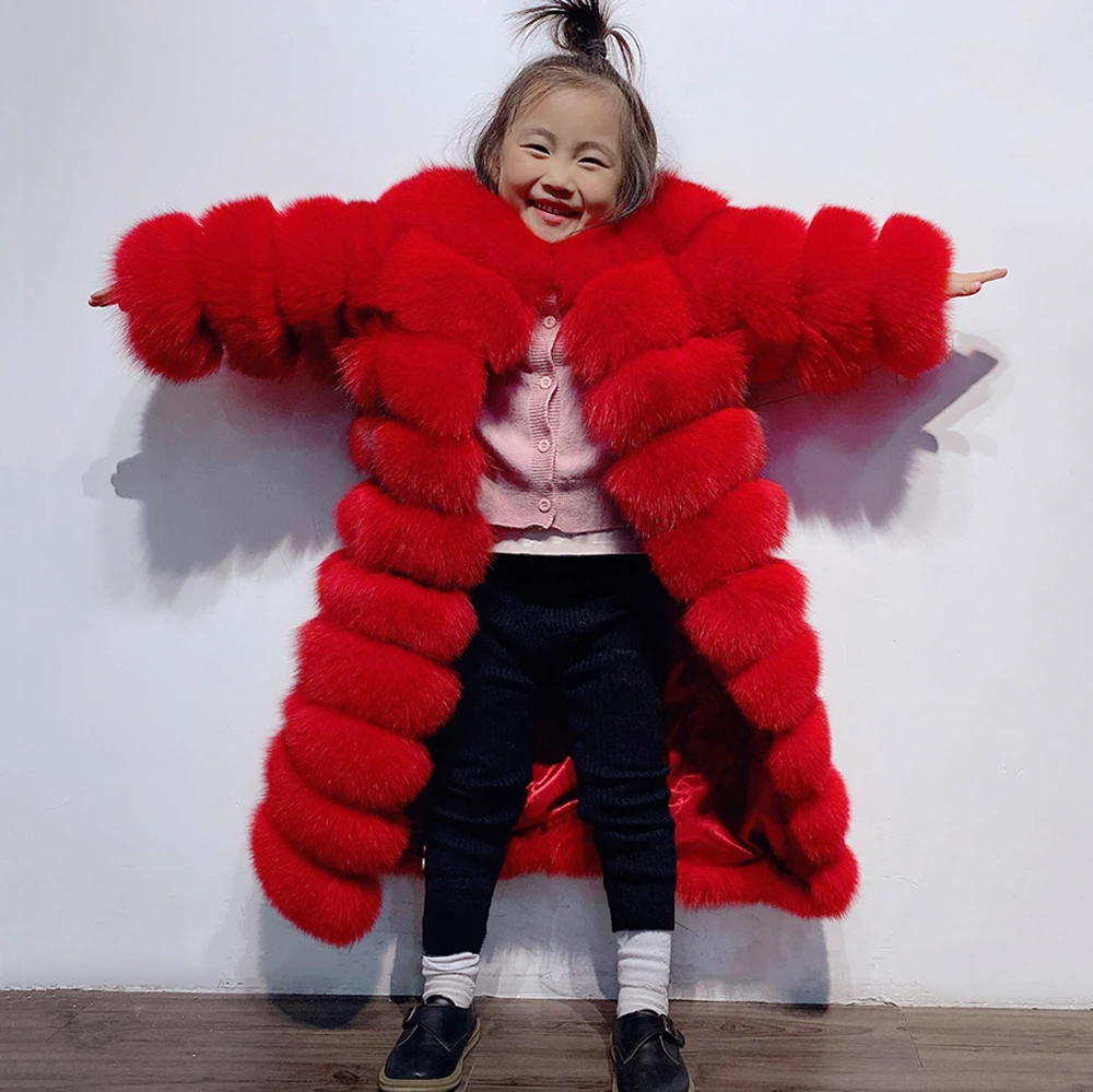 YOLOAgain-Girls-Real-Fox-Fur-Jacket-Long-Kids-Fur-Coat-2024-Winter ...