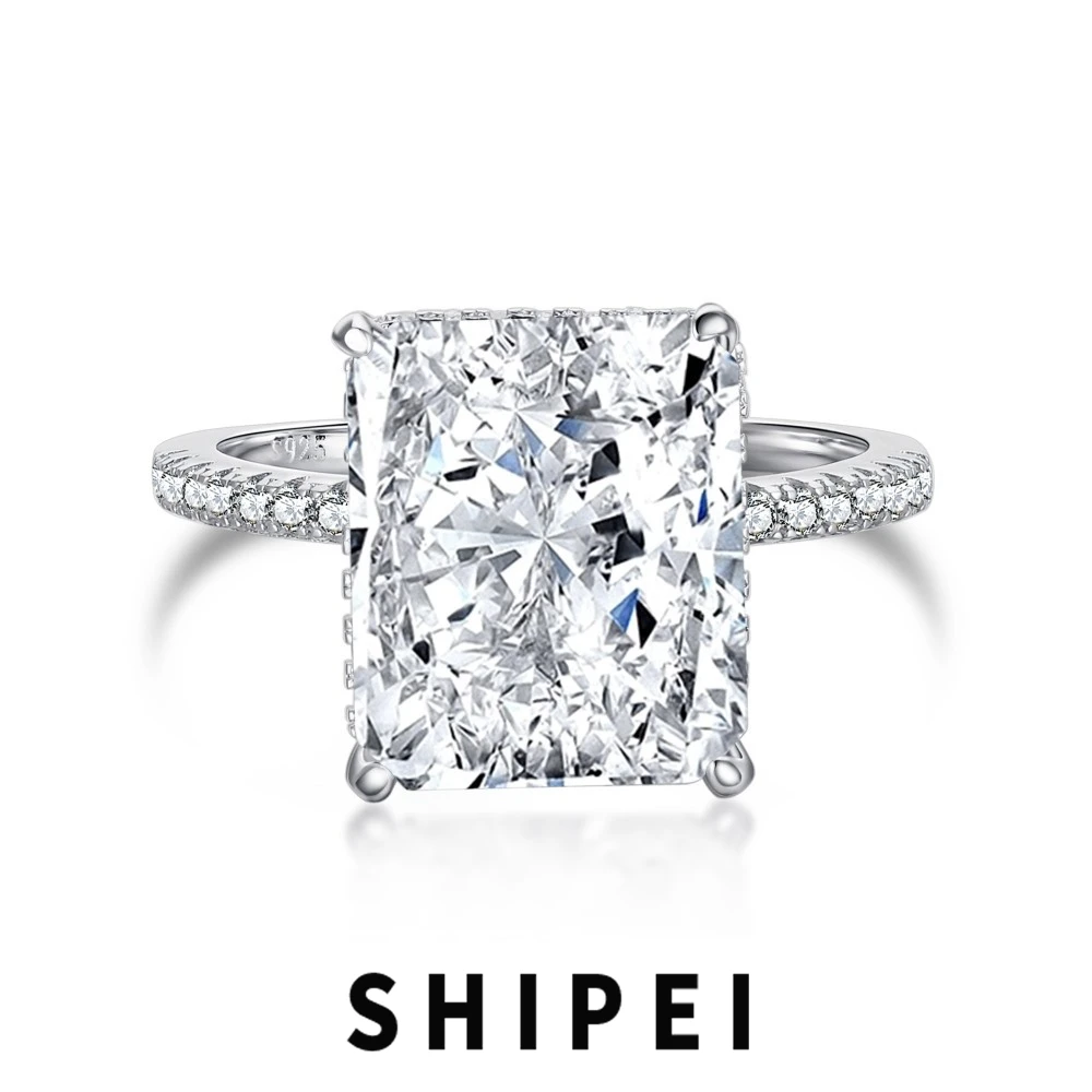 Jewelry Engagement Ring | Crushed Ice Ring 925 | Crushed Ice Cut Ring ...