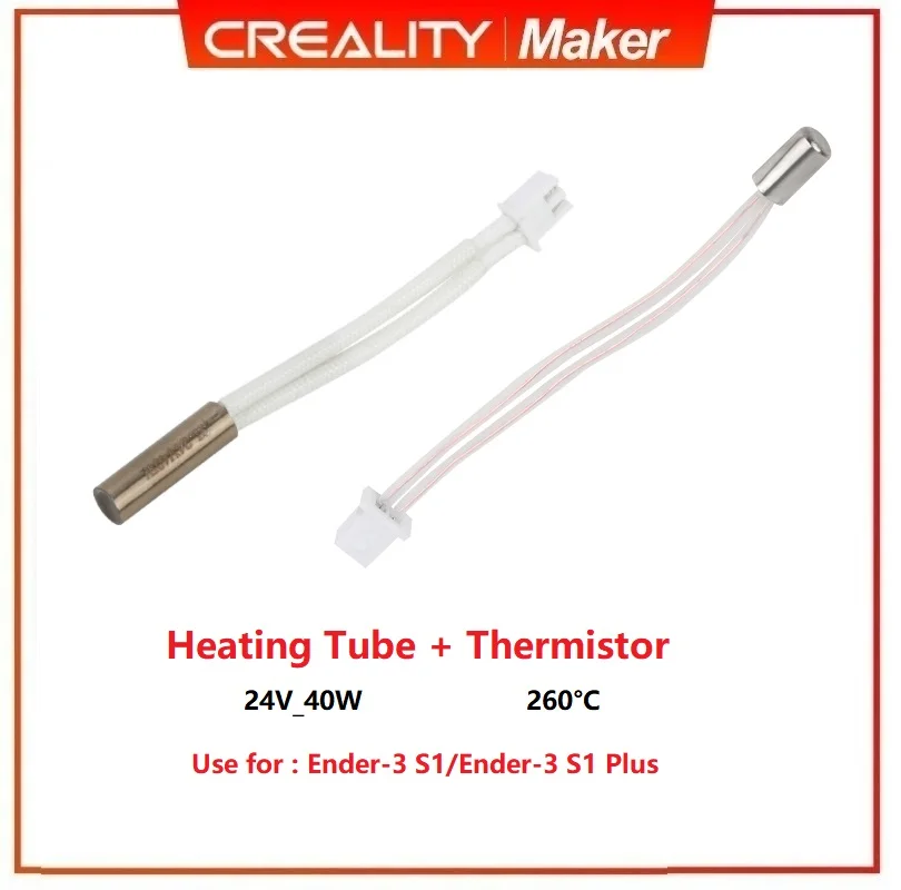 CREALITY-3D-Printer-Ender-3-S1-Ender-3-S1-Plus-Parts-Heating-Tube-24V ...
