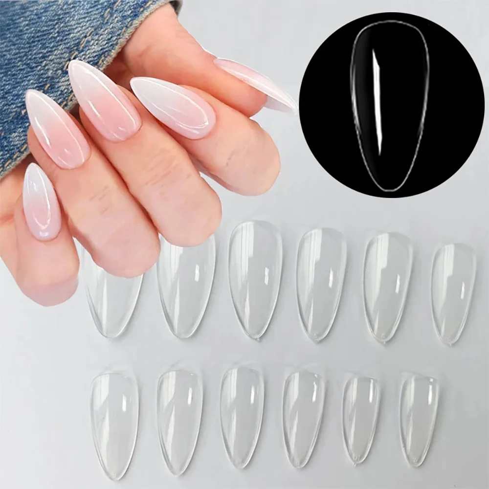 500pcs Almond nail tips