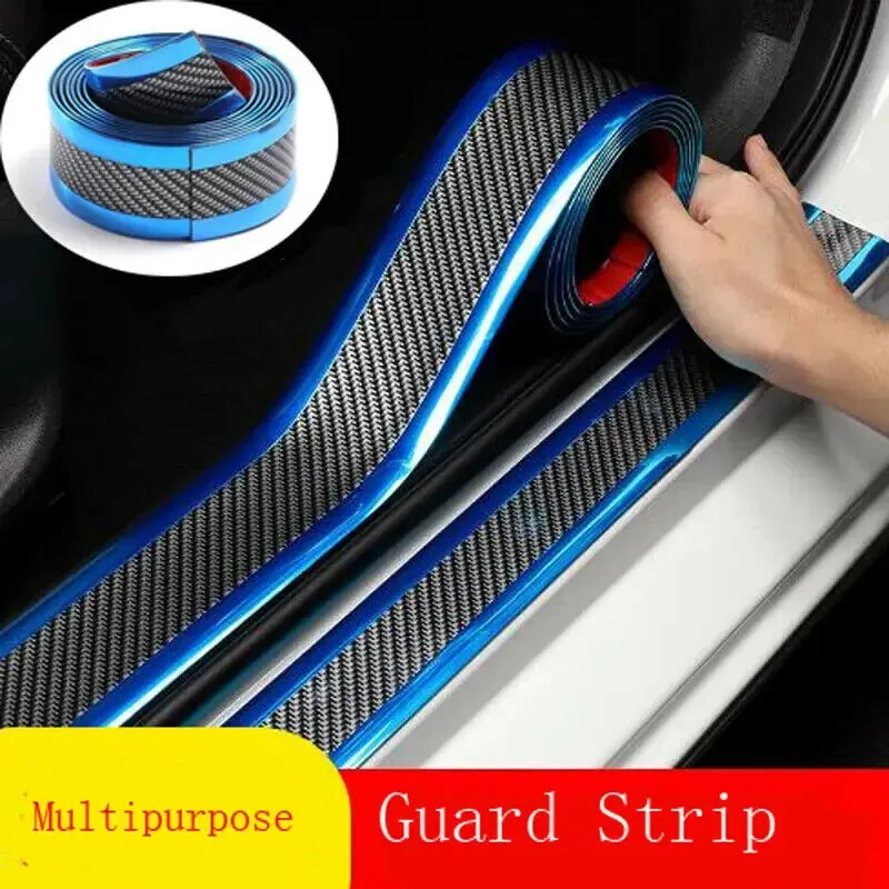 Car-Door-Anti-Collision-Protector-Sticker-Carbon-Fiber-Film-Strips-Anti ...