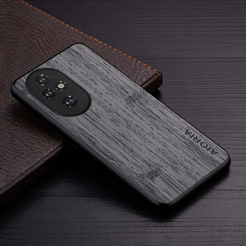 Luxurious Bamboo Wood Pattern Leather Phone Case - Elegant and Durable ...