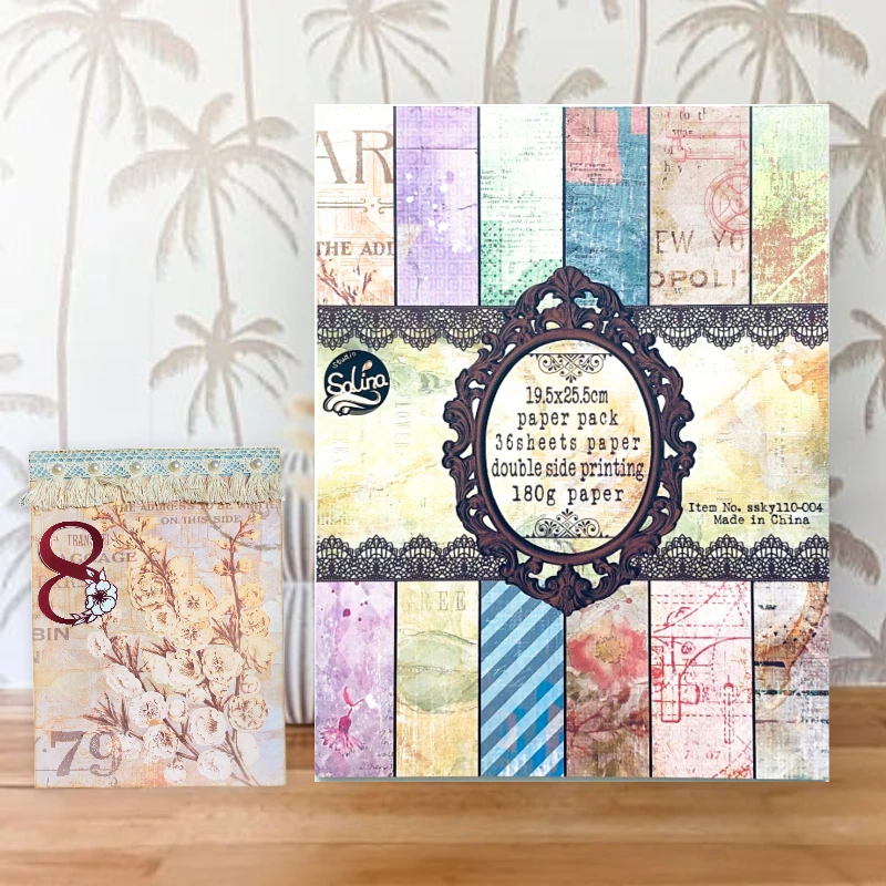 Double-sided-Printed-7-7X10-Inch-36-Sheets-Vintage-180gsm-Cardstock ...