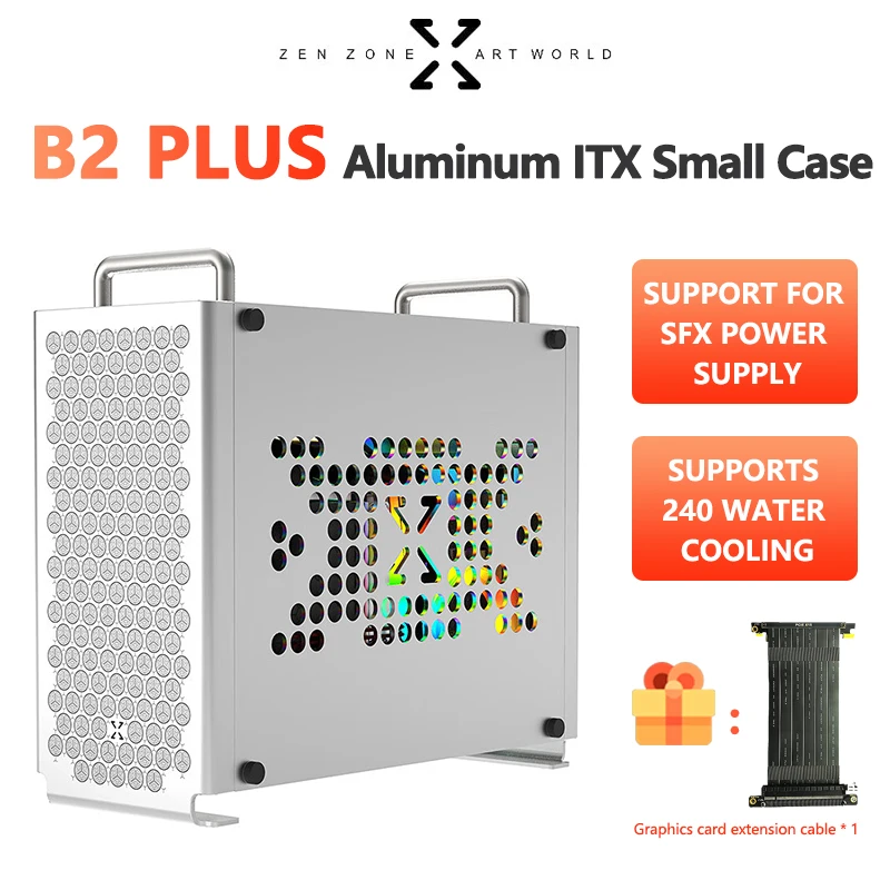 ZZAW-B2-PLUS-Computer-Case-All-Aluminum-Portable-ITX-Small-Chassis ...