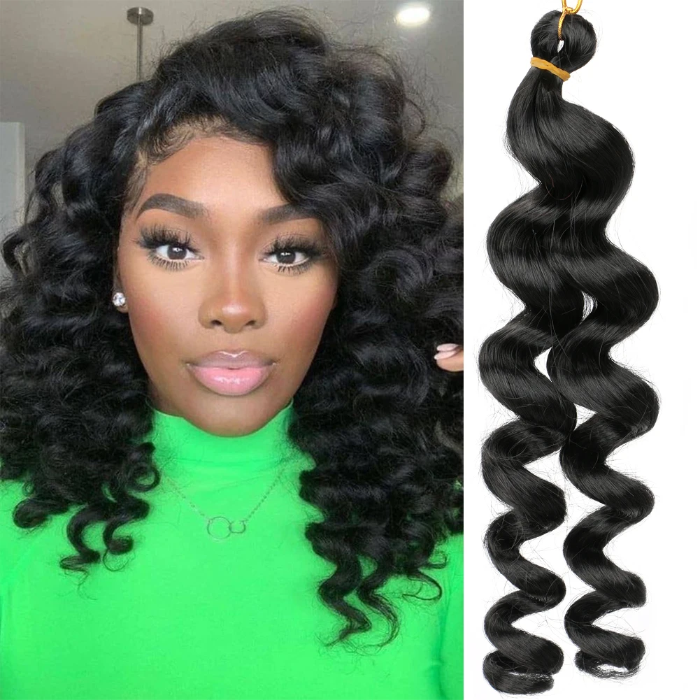 Dairess-Synthetic-Loose-Wave-Crochet-Hair-Pre-Streched-Body-Wave ...