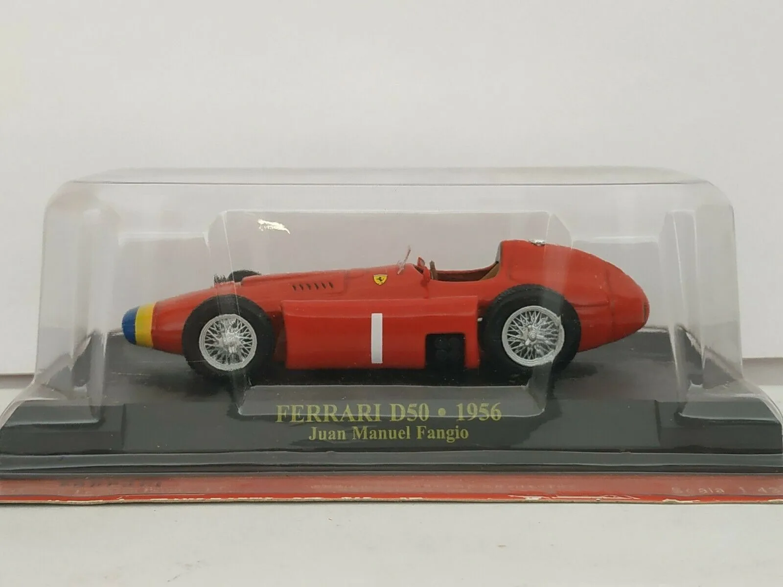 IXO 1:43 FERRARI D50 1956 JUAN MANUEL FANGIO döküm alaşım araba ...