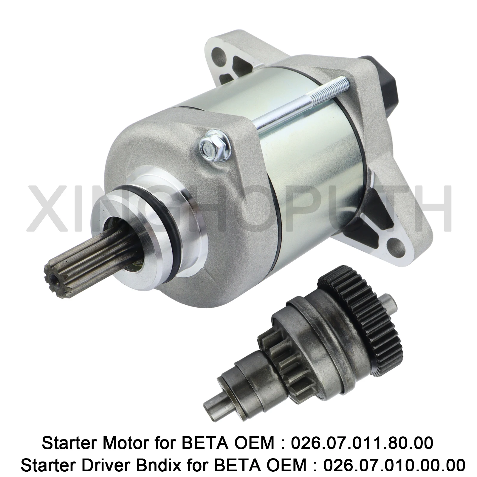 2PCS-Starter-Motor-And-Bendix-Set-for-BETA-250RR-300RR-300RX-250-300 ...