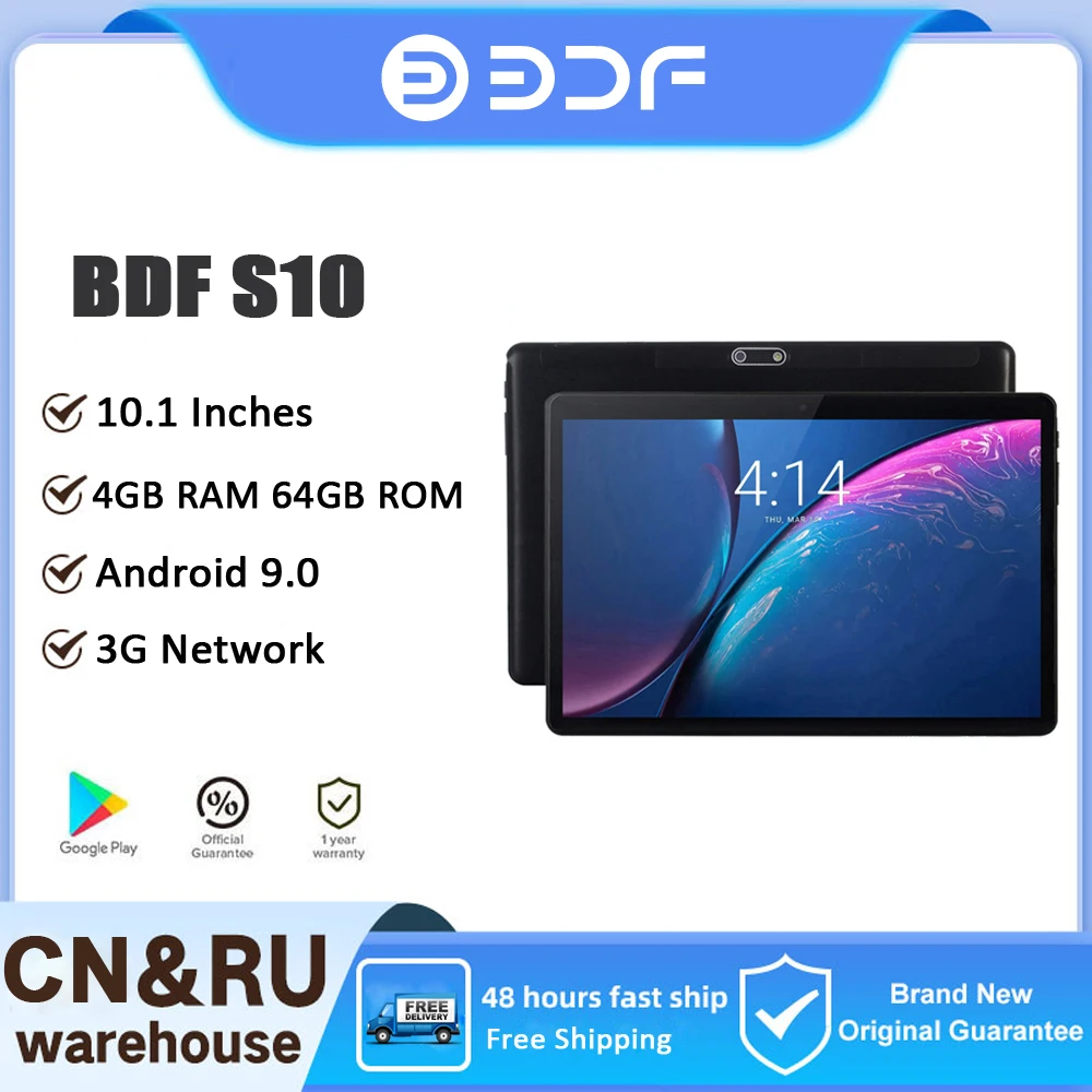 10 Polegada Android 9.0 Tablet Mi Almofada 5 Octa Núcleo 4gb Ram 64gb ...
