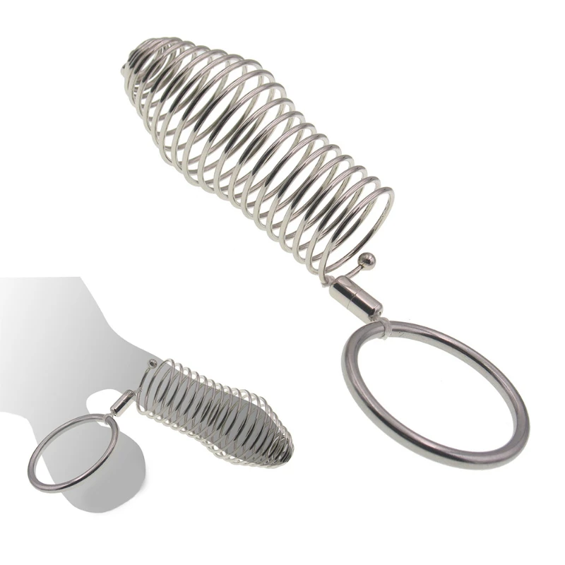 Men-Stainless-Steel-Chastity-Cage-Underwear-Fitness-Crotch-Exercise ...