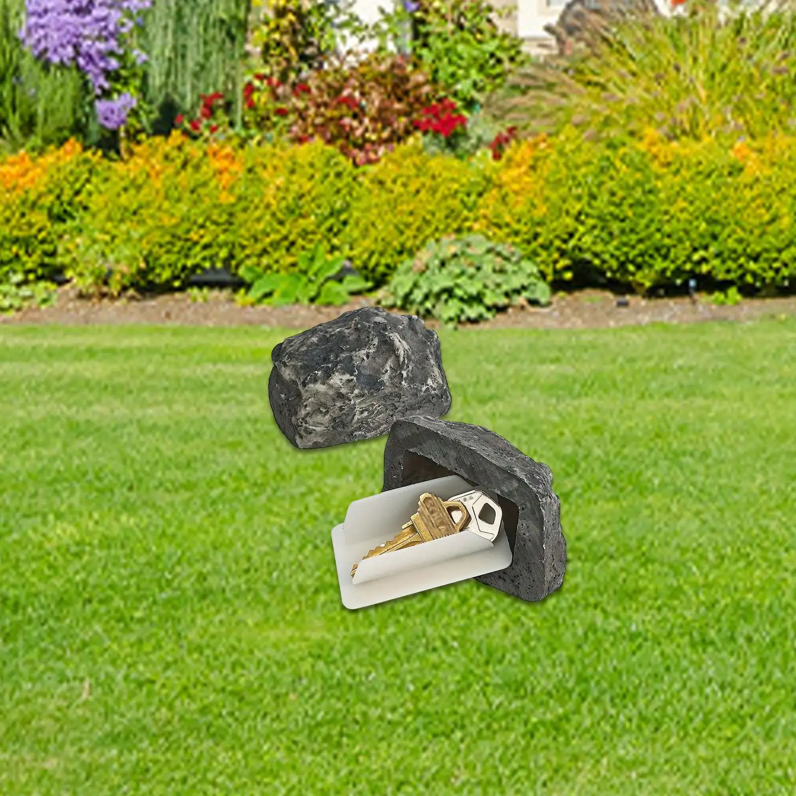 Fake-Rock-Spare-Key-Hider-Windproof-Decorative-Garden-Stone-Waterproof ...