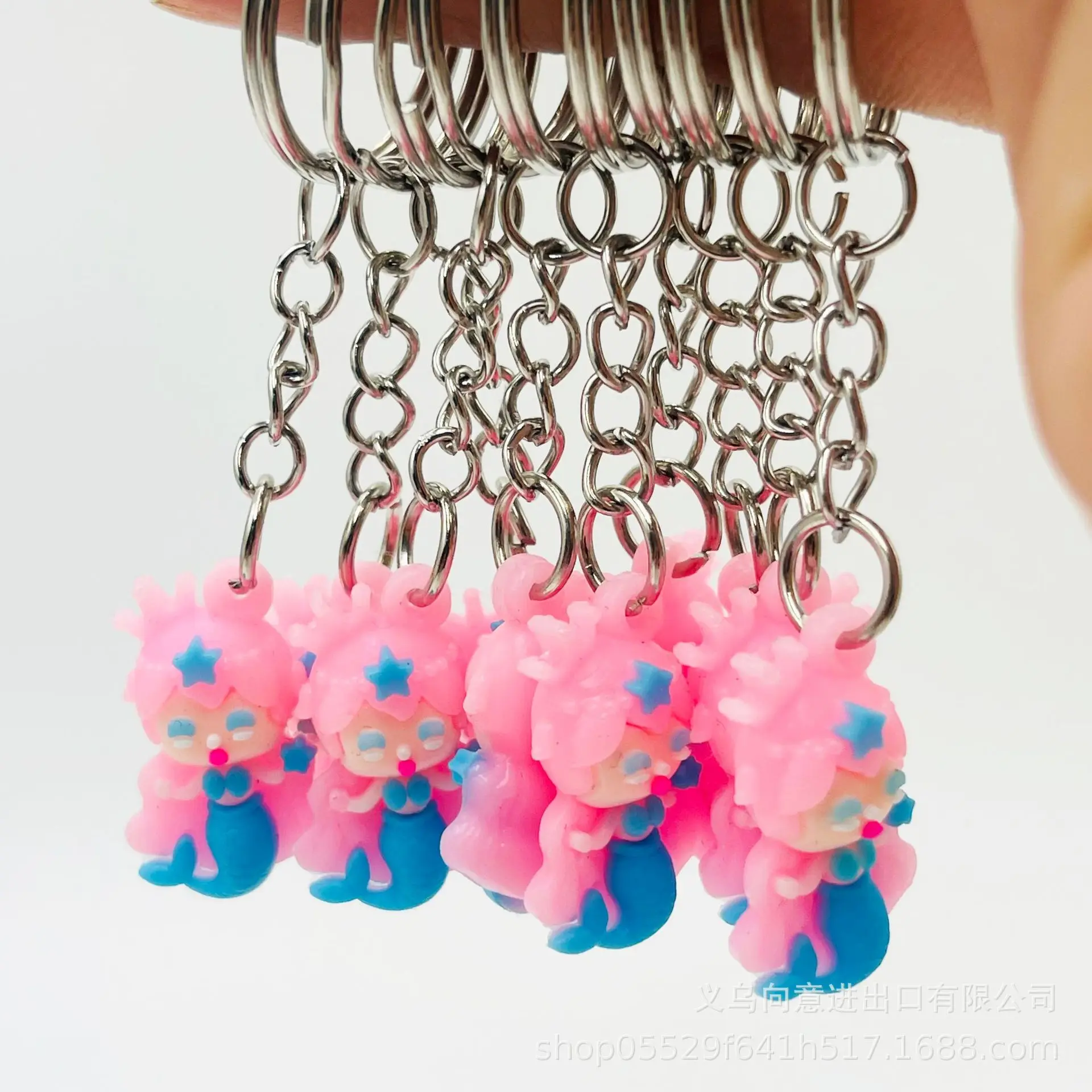 Cartoon-2-5cm-Mermaid-Keychain-Mini-Mermaid-Princess-Keychain-Activity ...
