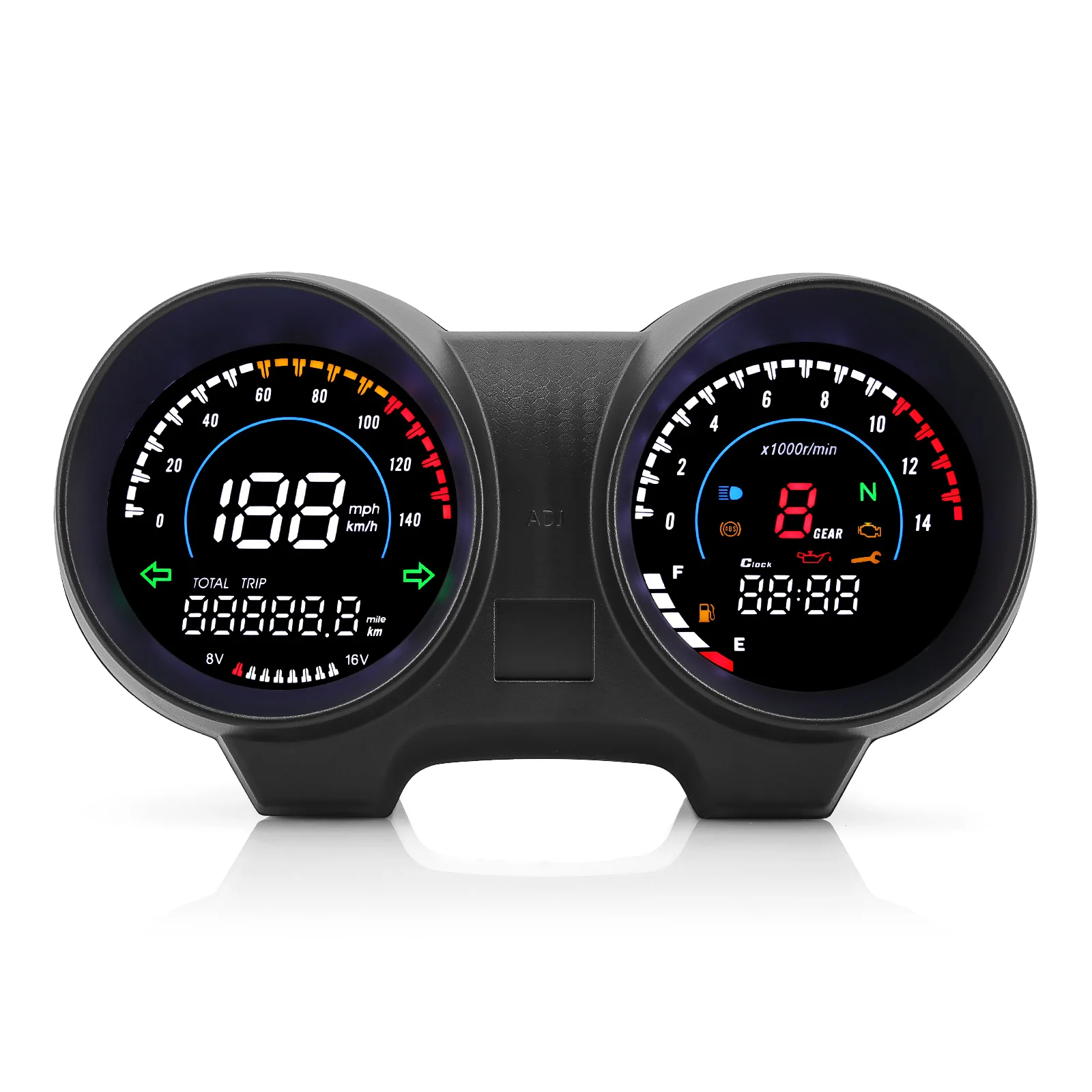 2023-New-Motorcycle-Digital-Dashboard-Speedometer-Odometer-RPM-Meter ...