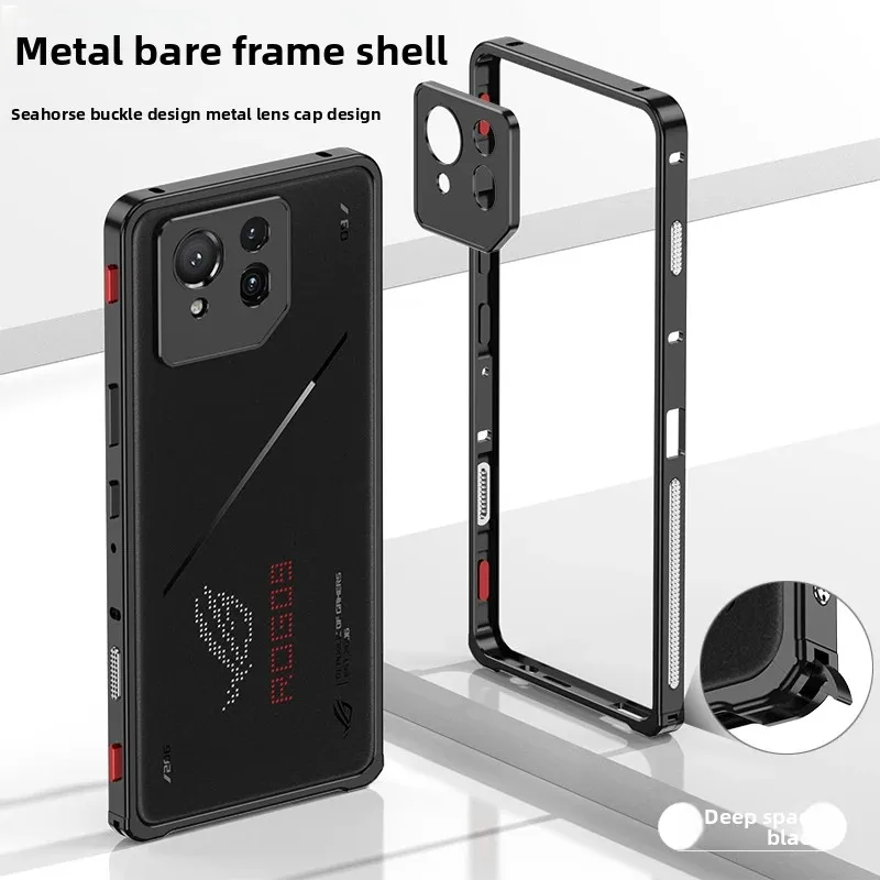 For ASUS ROG 9 8 Pro Metal Frame Cooling Case Camera Lens Cover Bare ...