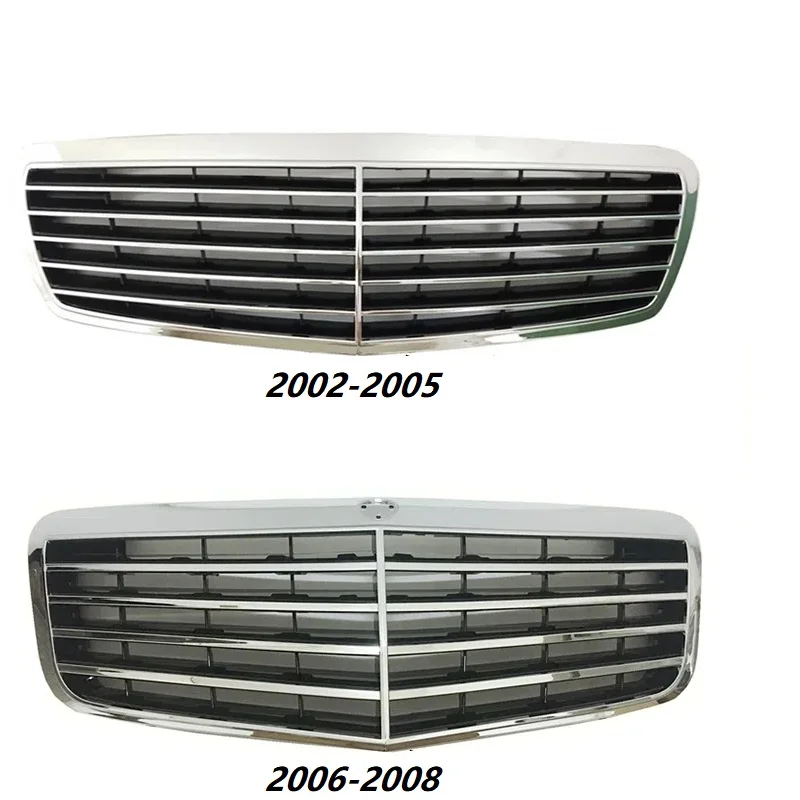 Front bumper grille For Mercedes Benz E-Class W211 E200 E230 E240 E280 E350 2002-2008