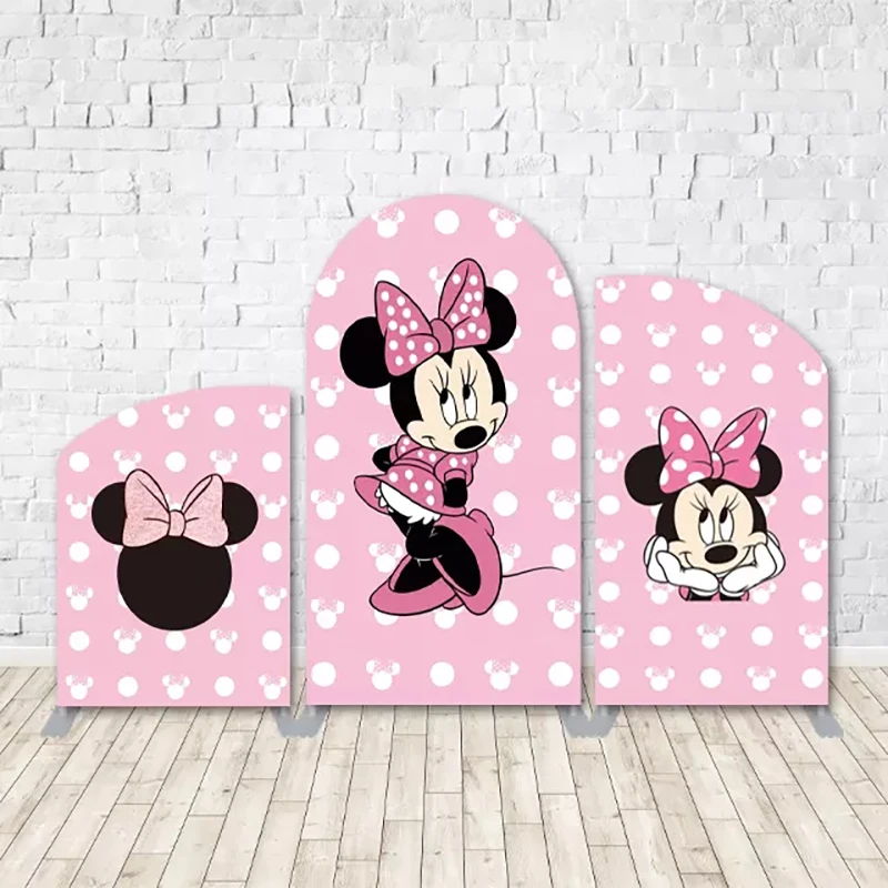 Pink Polka Dots Wallpaper Minnie Mouse
