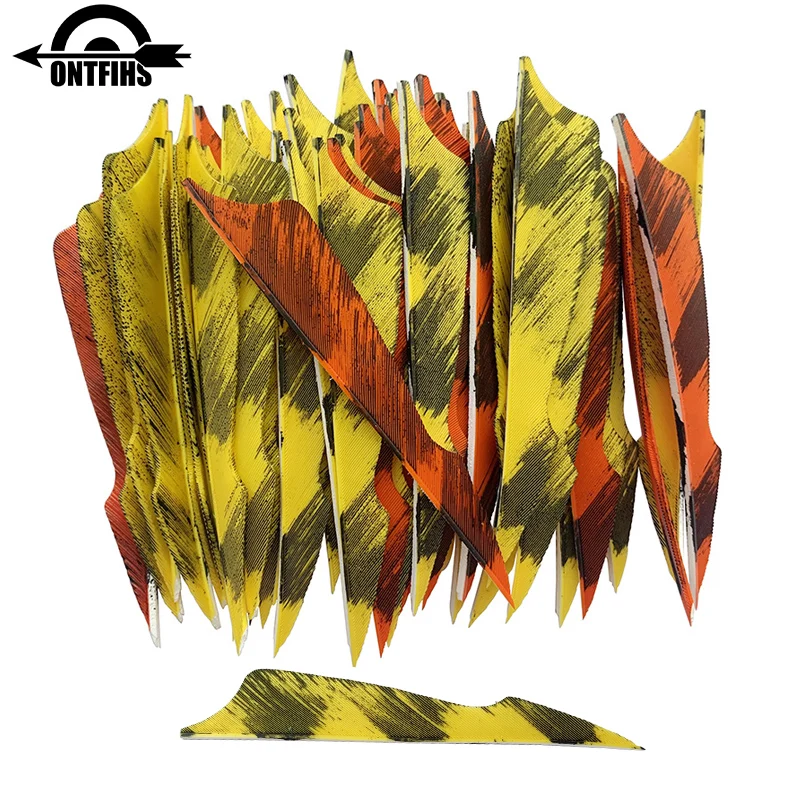 25Pcs-4-Inch-Arrow-Feather-Fetching-Archery-Accessories-Right-Left-Wing ...