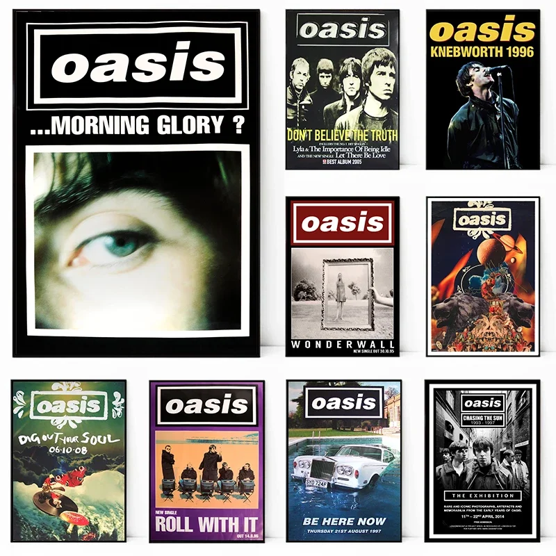 O-Oasis-band-Poster-Hot-Music-Poster-Album-Canvas-Printing-Poster-Wall ...