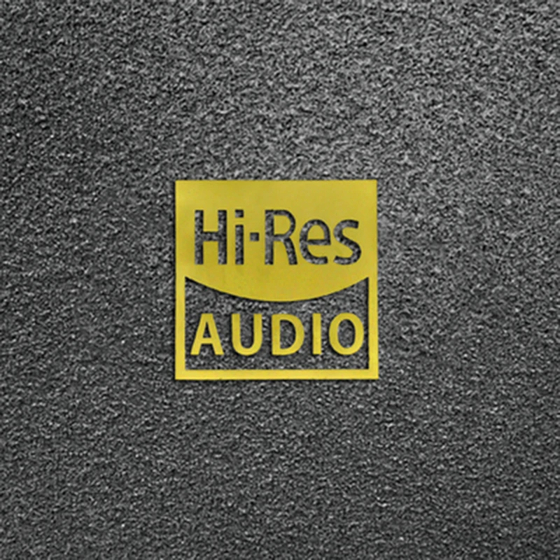 Hi-res-AUDIO-gold-standard-high-quality-sound-certified-metal-stickers ...