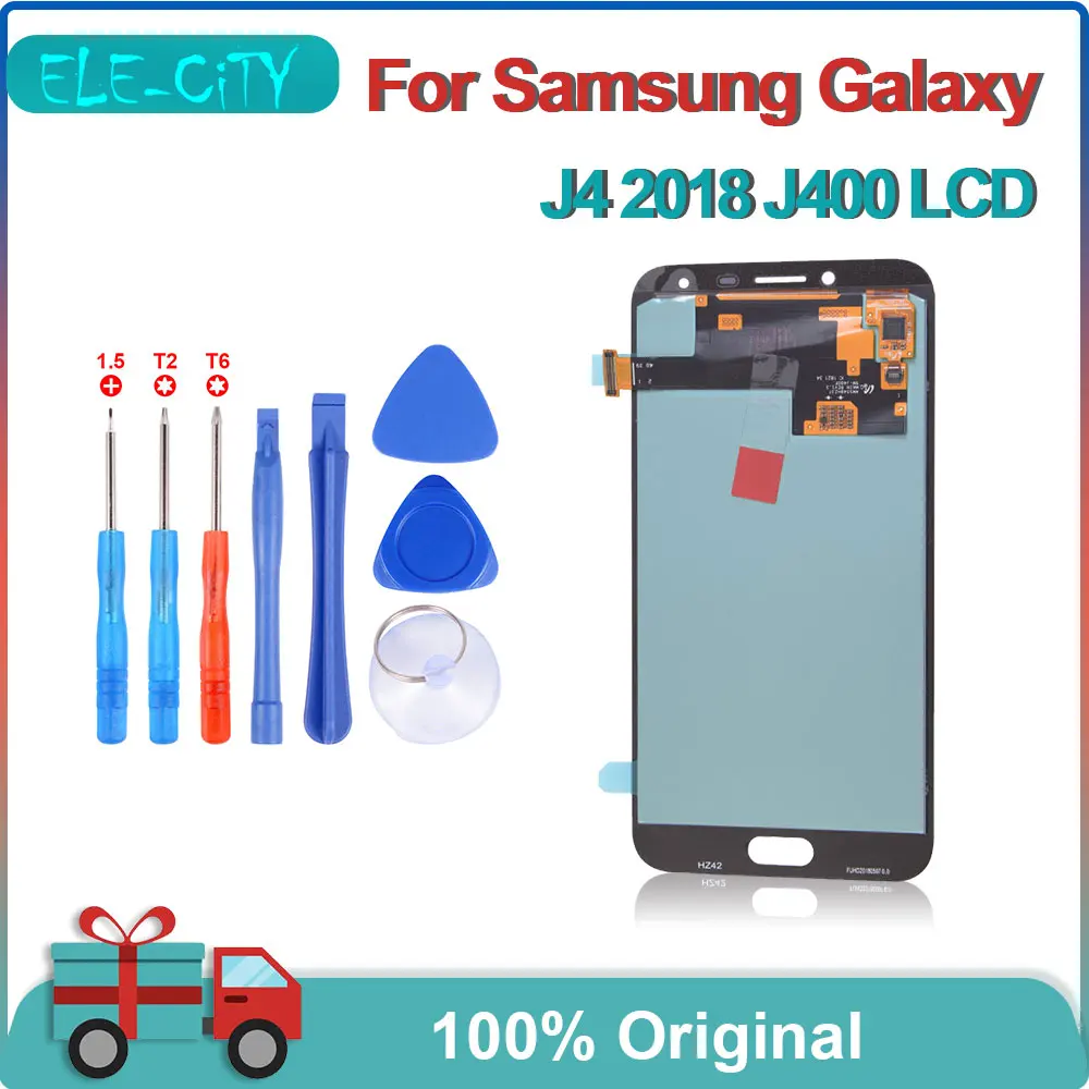 100% lcd original para samsung galaxy j4 2018 j400 hk qualidade exibir tela de toque sem quadro ...