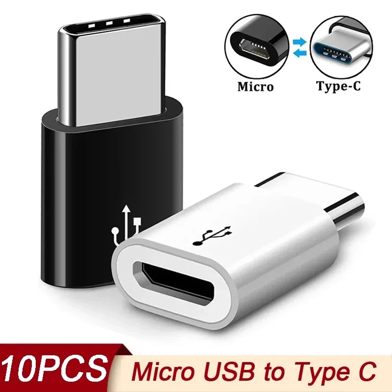 1-5-10Pcs-Micro-USB-Female-To-Type-C-Male-Adapter-Converter-for-Android ...