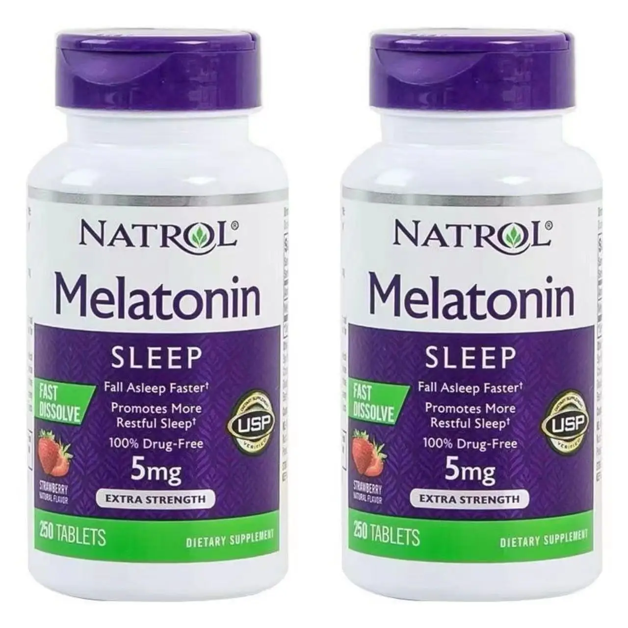 2pcs-Natrol-Melatonin-Melatonin-Melatonin-5mg-Pineal-Sleep-Aid-Tablets ...