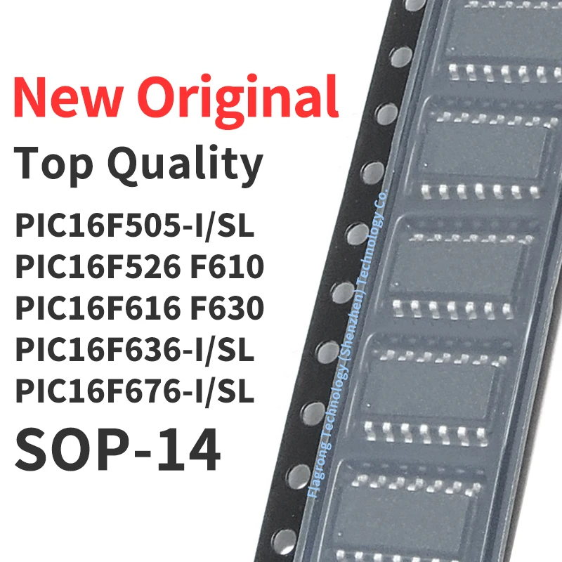 1-Piece-PIC16F505-PIC16F526-PIC16F610-PIC16F616-PIC16F630-PIC16F636-PIC16F676-I-SL-SOP-14-Chip ...