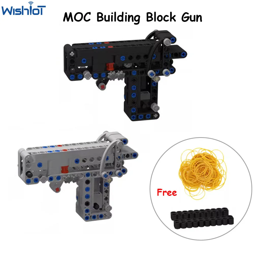 Building Blocks Toy Gun Set Leather Gun Assembled Toys MOC Puzzle ...