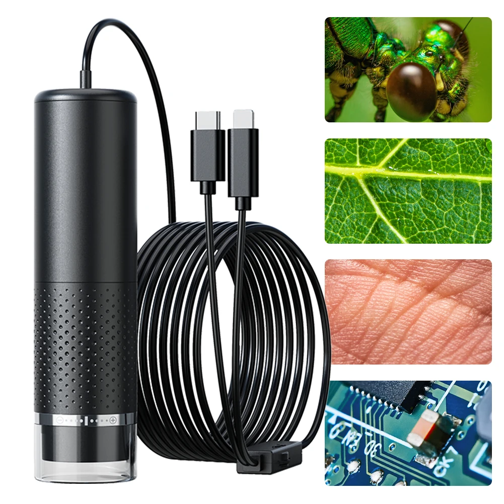 Microscopio-Digital-con-c-mara-tipo-USB-lupa-LED-port-til-de-1600X-8LED ...