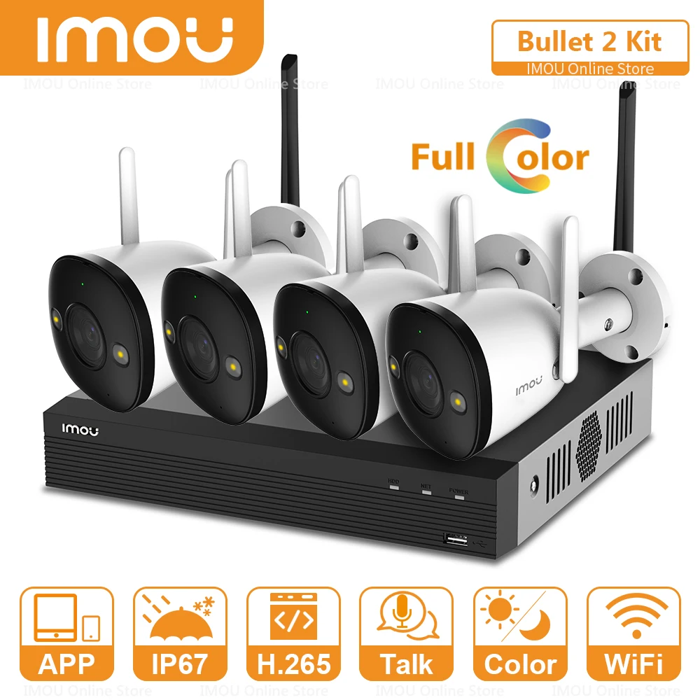 IMOU-Video-Security-System-Wireless-NVR-Kit-IP67-Full-Color-Night ...