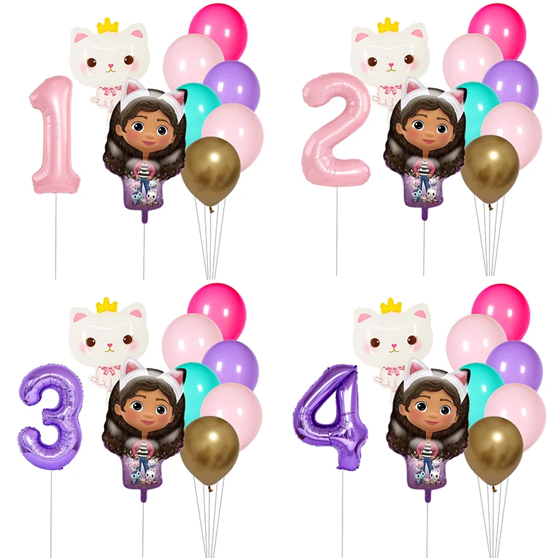 Cute Gabby DollHouse Cats Theme Balloon: The Perfect Birthday ...