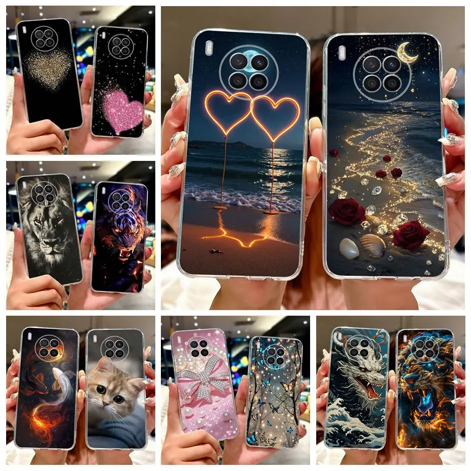 For Huawei Nova 8i Case Honor50 Lite NTN-L22 NTN-LX1 New Luxury Painted ...