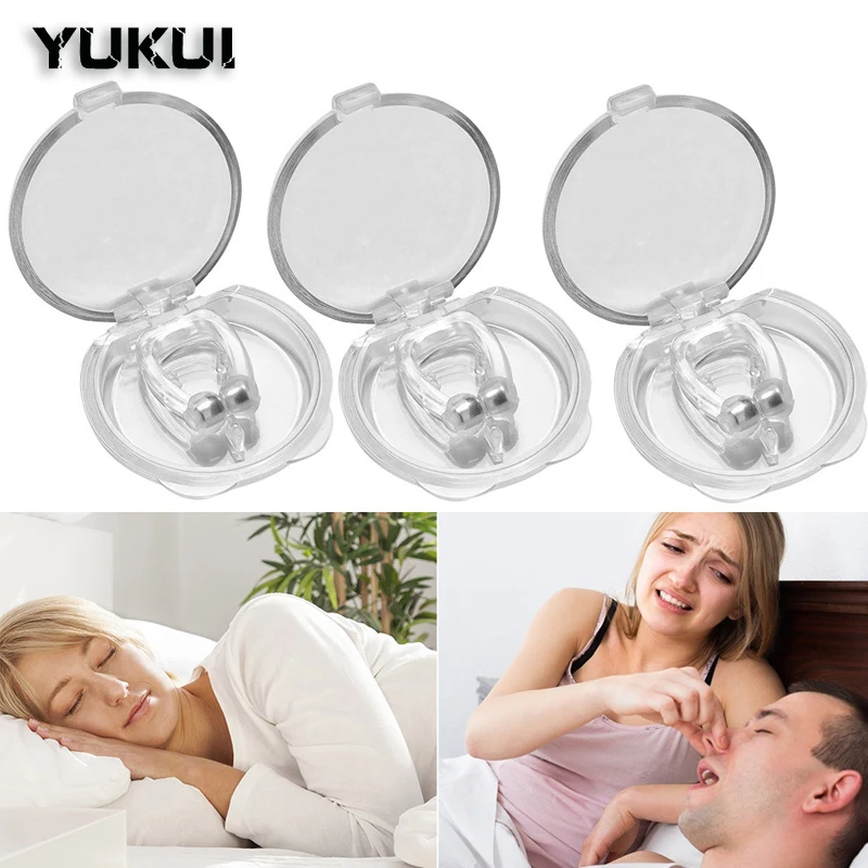 Anti Ronco De Silicone Magnético Nariz Clipe Ronco Rolha Para Homens ...